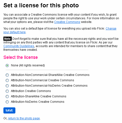 Pilihan Lisensi Creative Commons di Flickr - Creative Commons Indonesia Pilihan Lisensi Creative Commons di Flickr - Creative Commons Indonesia