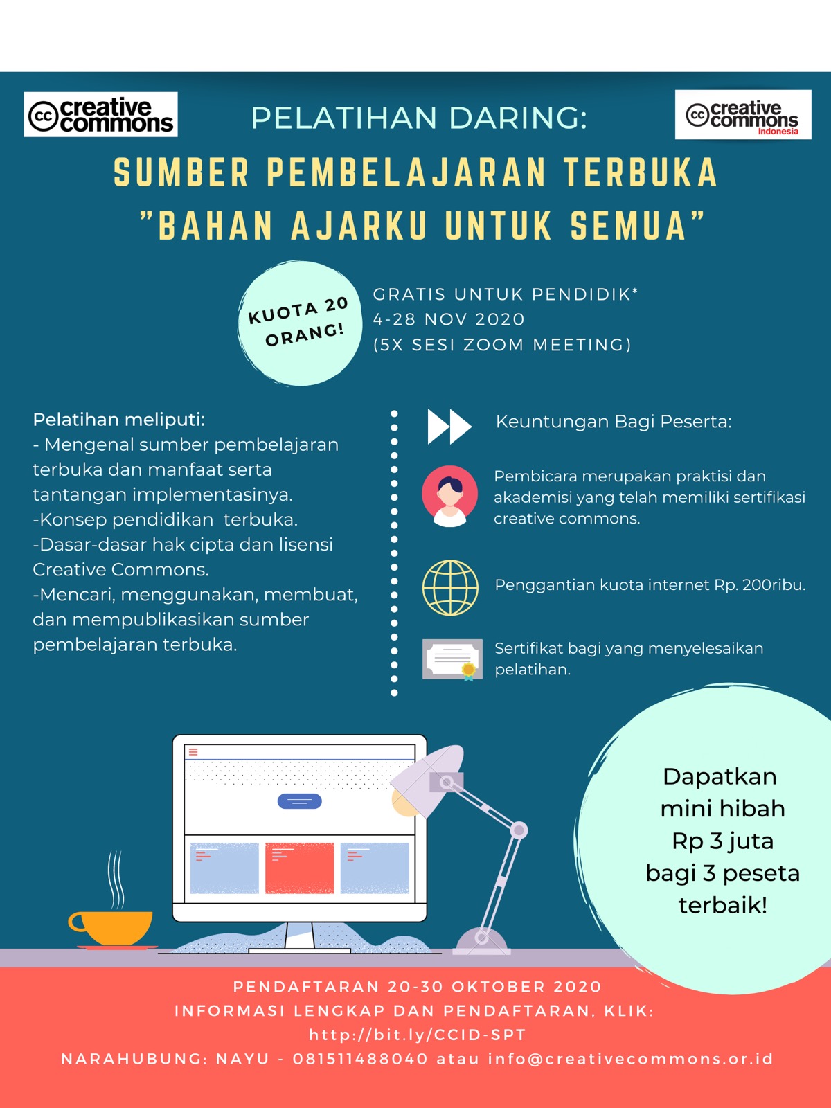 Pelatihan Daring: Sumber Pembelajaran Terbuka “Bahan Ajarku untuk semua ...